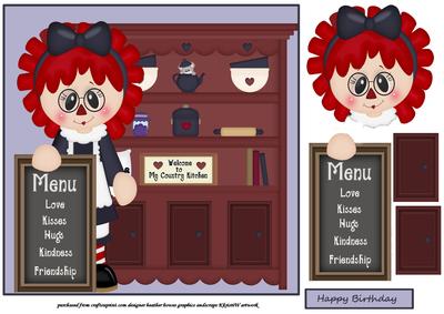 Menu for a Happy Birthday - CUP594511_107 | Craftsuprint