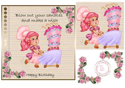 Blow Out the Candles and Make a Wish - CUP607124_107 | Craftsuprint