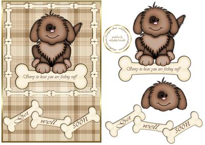 Sorry to Hear You Feeling Ruff Puppy - CUP72883_107 | Craftsuprint