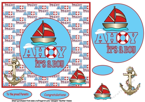Ahoy there - CUP854221_107 | Craftsuprint