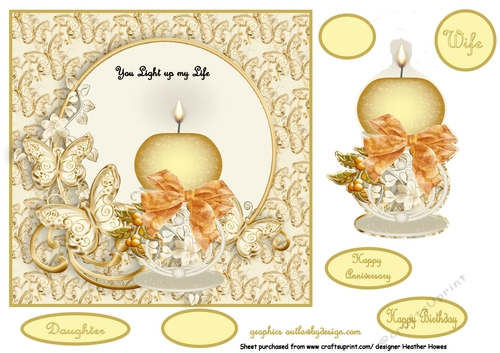 you light up my life - CUP860266_107 | Craftsuprint