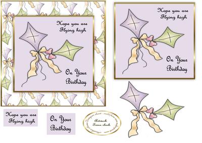 Flying High Birthday Wishes - CUP99008_107 | Craftsuprint