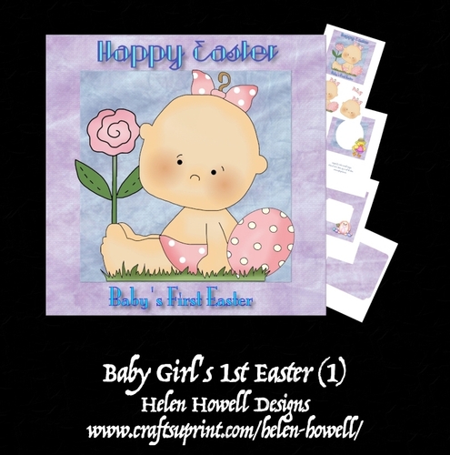Baby Girls First Easter - CUP1023425_37881 | Craftsuprint