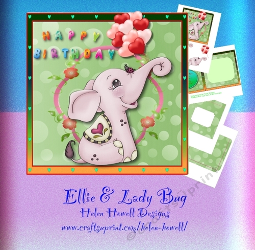 Ellie & Lady Bug - CUP1040508_37881 | Craftsuprint