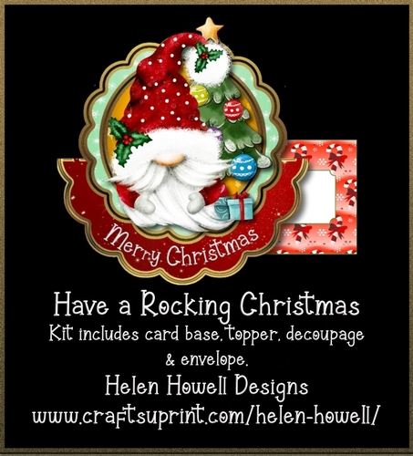 Have a Rocking Christmas - Rocker Card - CUP1126889_37881 | Craftsuprint