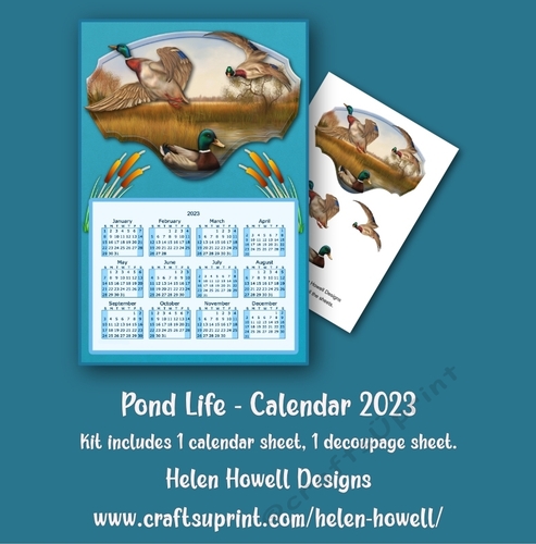 Pond Life - Calendar 2023 - CUP1168230_37881 | Craftsuprint