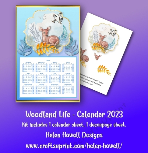 Woodland Life - Calendar 2023 - CUP1168330_37881 | Craftsuprint