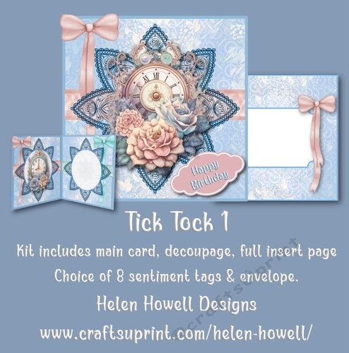 Tick Tock - 1 - Multi Occasions Card - CUP1210200_37881 | Craftsuprint