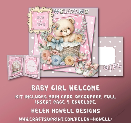 Baby Girl Welcome - CUP1211513_37881 | Craftsuprint