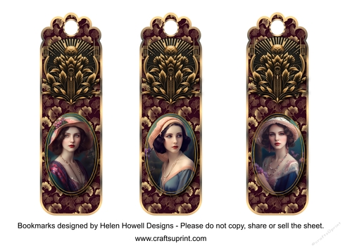 1920s Girls - Bookmarks - CUP1249124_37881 | Craftsuprint