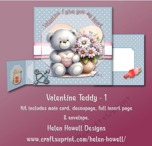Valentine Teddy 1 - CUP1272978_37881 | Craftsuprint