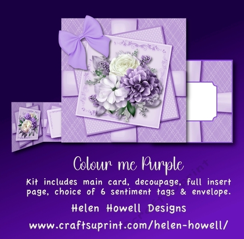Colour me Purple - Multi Occasions Card - CUP1292237_37881 | Craftsuprint