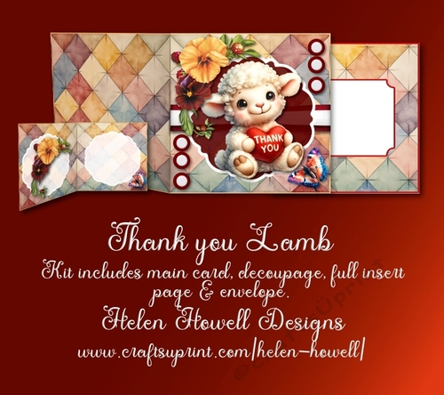 Thank You Lamb - CUP1305044_37881 | Craftsuprint