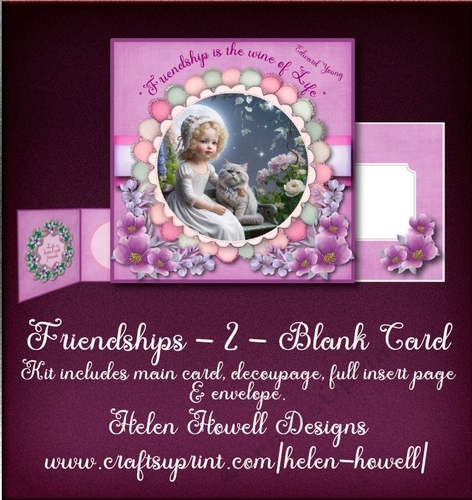 Friendships 2 - Blank Card - CUP1331401_37881 | Craftsuprint