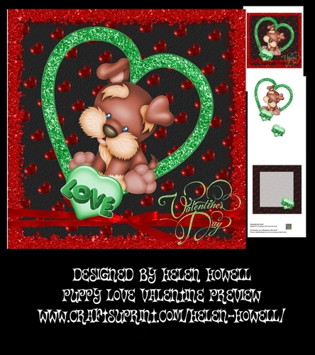 Puppy Love - Valentine - CUP848196_37881 | Craftsuprint