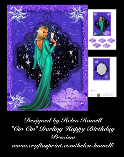 Cin Cin Darling Happy Birthday - CUP880408_37881 | Craftsuprint