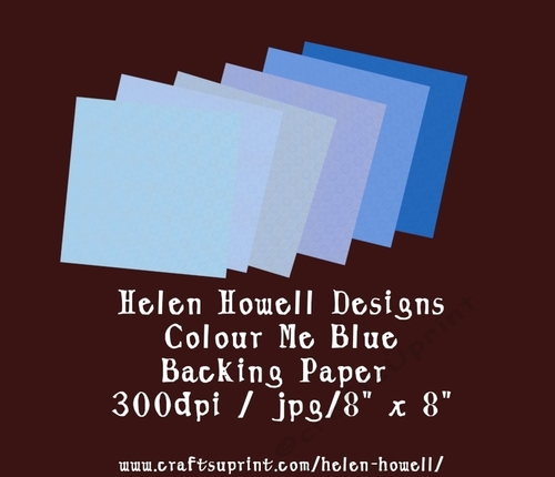 Colour Me Blue Backing Papers - CUP898163_37881 | Craftsuprint