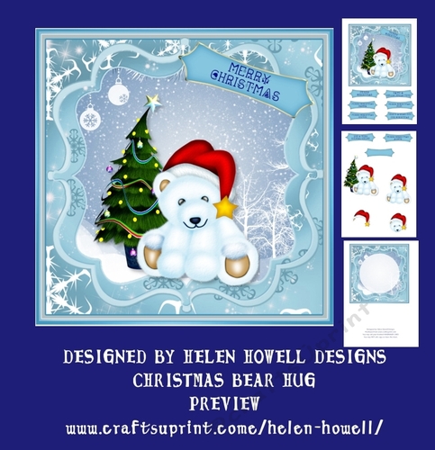 Christmas Bear Hug - CUP915157_37881 | Craftsuprint