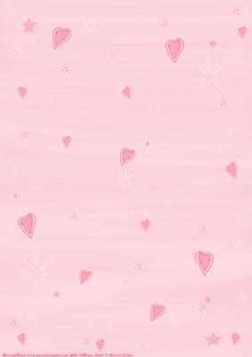 Hearts & Stars Pink Backing Paper - CUP143426_443 | Craftsuprint