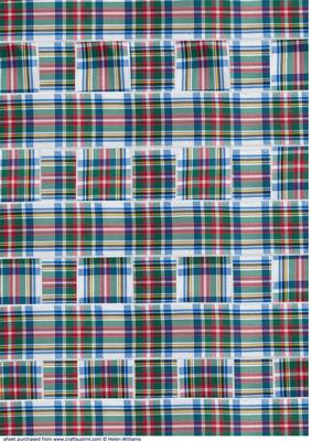 Tartan Weave Backing Paper - CUP158236_443 | Craftsuprint