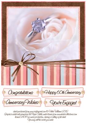 Diamond Wedding Anniversary / Engagement Ring in a Rose - CUP302840_443 ...