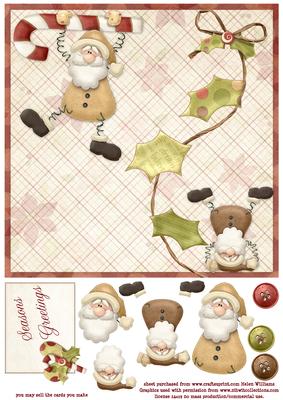 Add Your Own Buttons Holy & Santa 8x8inch Step by Step - CUP363038_443 ...