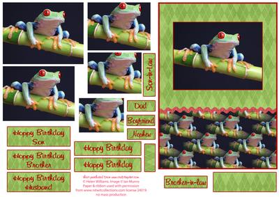 Green Tree Frog Pyramid - CUP98270_443 | Craftsuprint