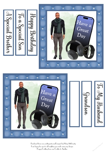 Ethnic Male - The Modern Man Card Toppers #2 - CUP1188214_118824 ...
