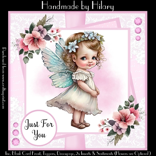 Angel Eyes #2 (7x7 Inch Square Card Kit) - CUP1206716_118824 | Craftsuprint