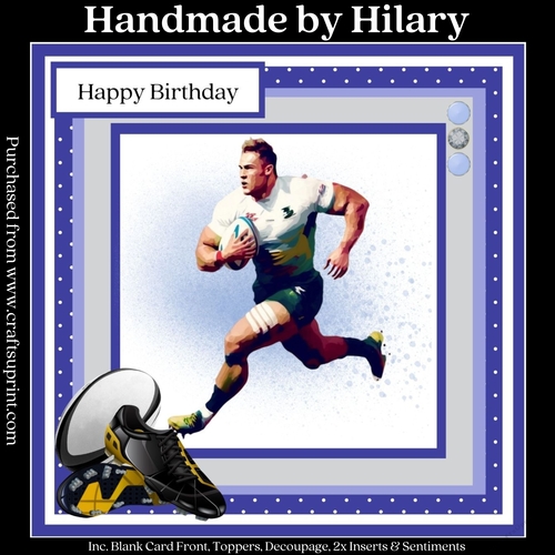 The Rugby Player (7x7 inch square card kit) - CUP1209457_118824 ...