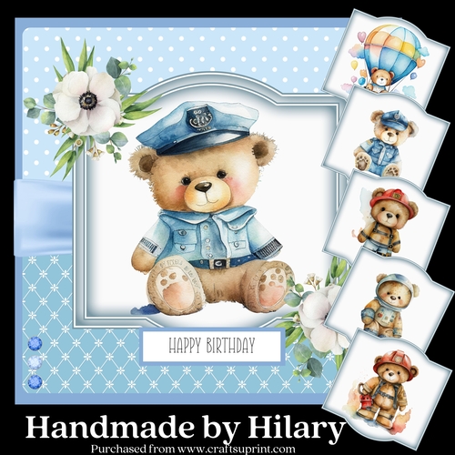 Cute Little Teddies #2 - CUP1221105_118824 | Craftsuprint