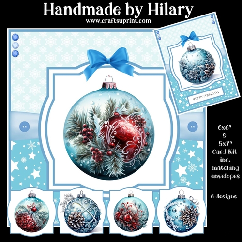 Christmas Baubles - CUP1259107_118824 | Craftsuprint