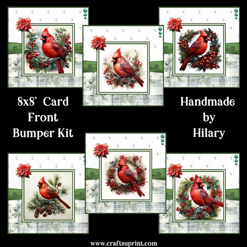 Beautiful Cardinals - 8x8 Card Fronts Bumper Kit - CUP1262596_118824 ...