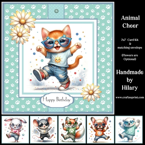 Animal Cheer - CUP1283433_118824 | Craftsuprint