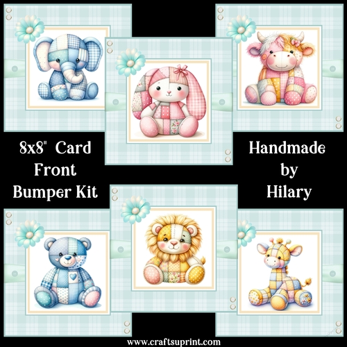 Patchwork Soft Toys 8x8 Card Fronts Bumper Kit - CUP1287019_118824 ...