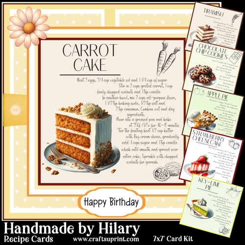 Recipe Cards - CUP1297022_118824 | Craftsuprint