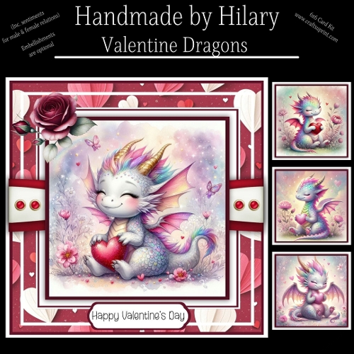 Valentine Dragons - CUP1357618_118824 | Craftsuprint