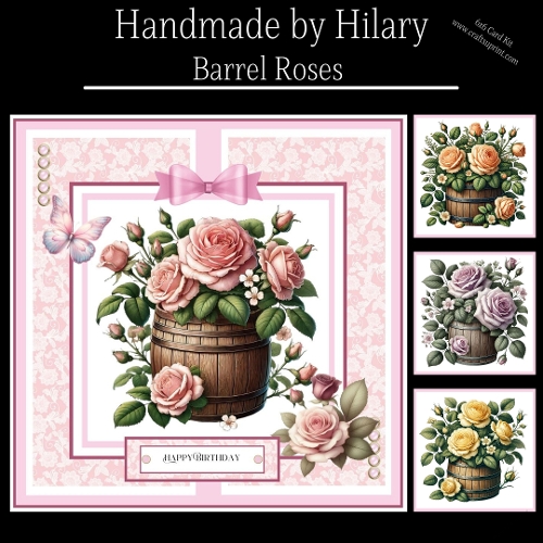 Barrel Roses - CUP1360337_118824 | Craftsuprint