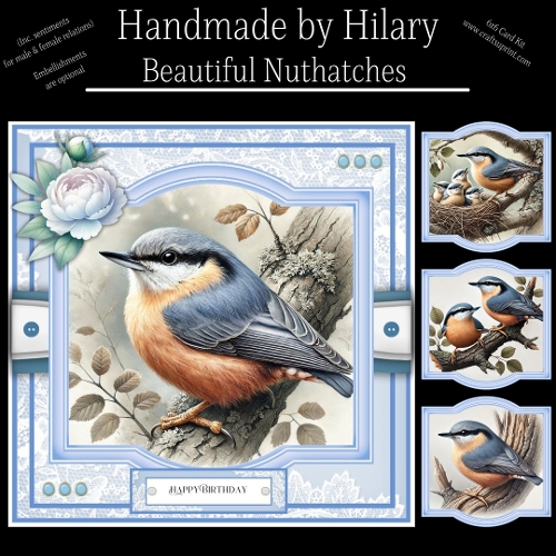 Beautiful Nuthatches - CUP1361010_118824 | Craftsuprint