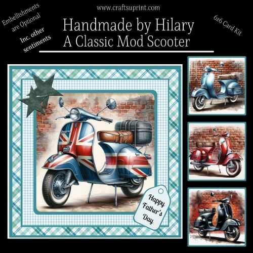 A Classic Mod Scooter - CUP1365483_118824 | Craftsuprint