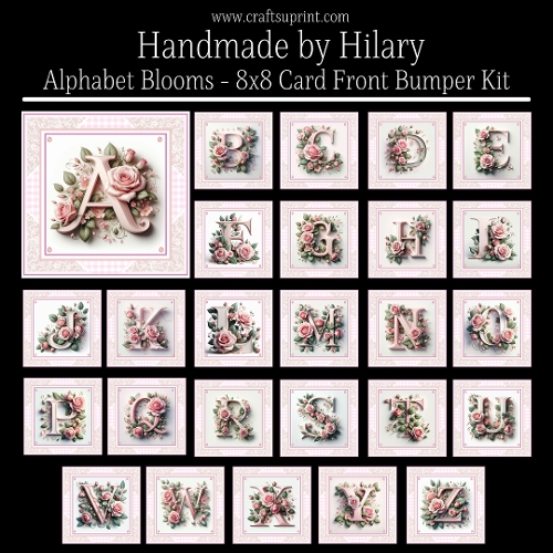 Alphabet Blooms 8x8 Card Front Bumper Kit - REQUESTED - CUP1374273 ...