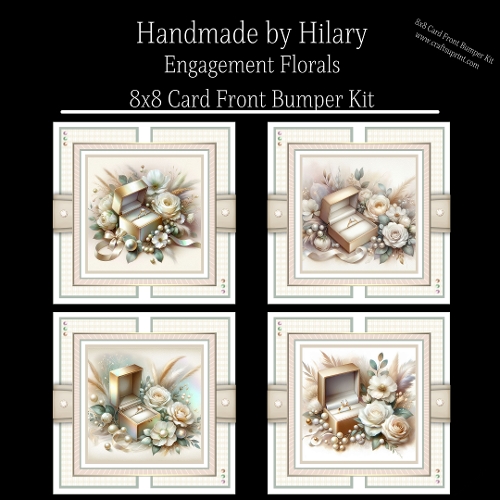 Engagement Florals - 8x8 Card Front Bumper Kit - CUP1389764_118824 ...