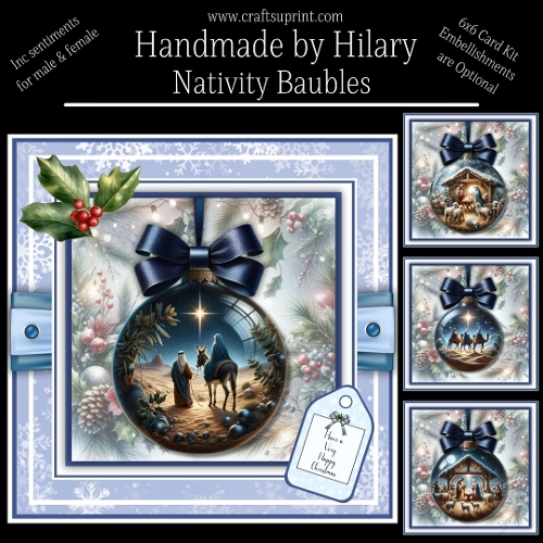 Nativity Baubles - CUP1390144_118824 | Craftsuprint