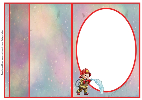 Mini Firefighter Insert - CUP1249204_819 | Craftsuprint