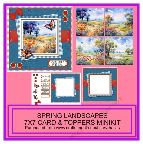 Spring Landscapes 7x7 Card & Toppers Minikit - CUP1367618_819 ...