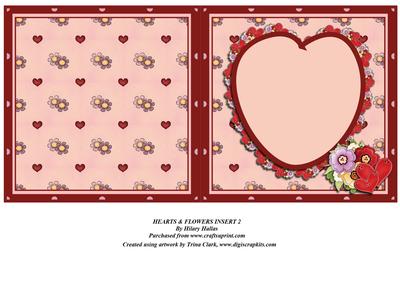 Hearts & Flowers Insert 2 - CUP598392_819 | Craftsuprint