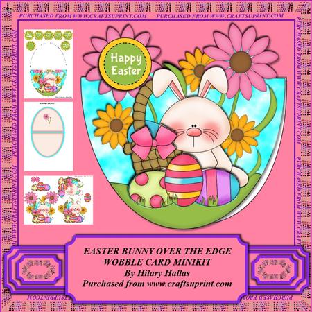 Easter Bunny Over the Edge Wobble Card Minikit - CUP604965_819 ...