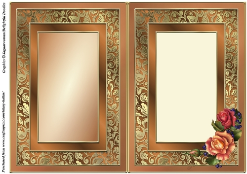 Roses & Berries Insert - CUP728333_819 | Craftsuprint