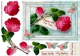 Red Rose Watercolour Insert - CUP698563_819 | Craftsuprint