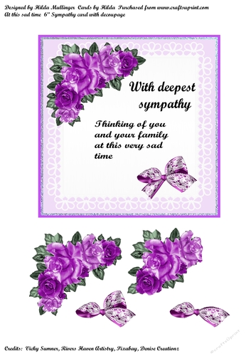 AT THIS SAD TIME - CUP1025311_10778 | Craftsuprint